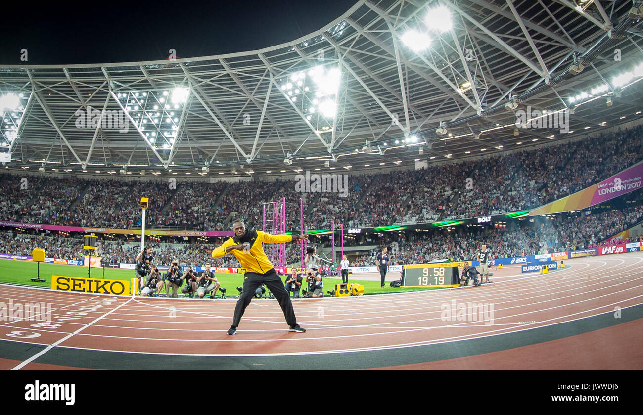 Usain Bolt Wins Gold In 100m Final At The London 2012 Olympics