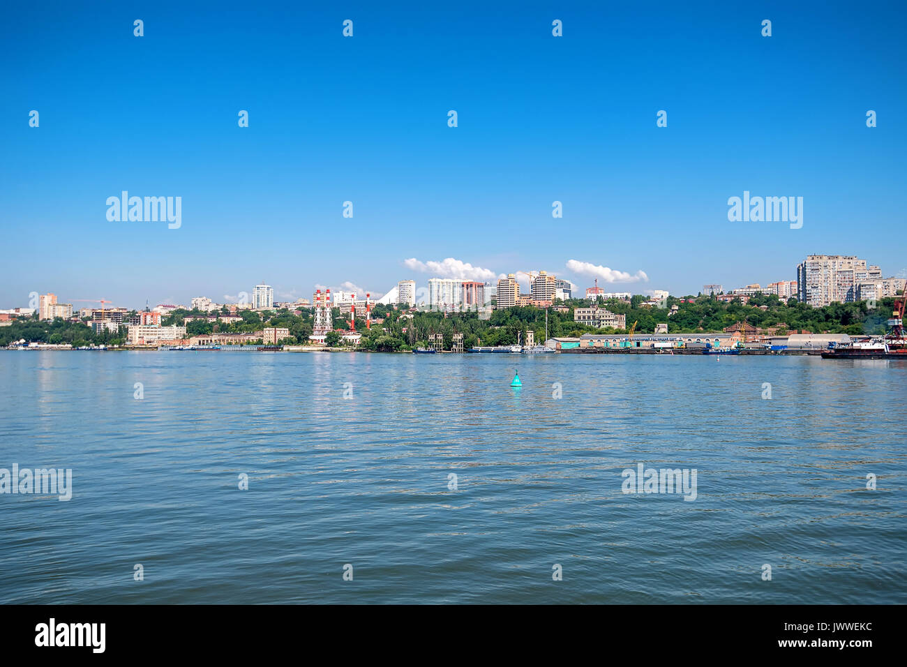 Rostov on don bridge on river don hi-res stock photography and images ...