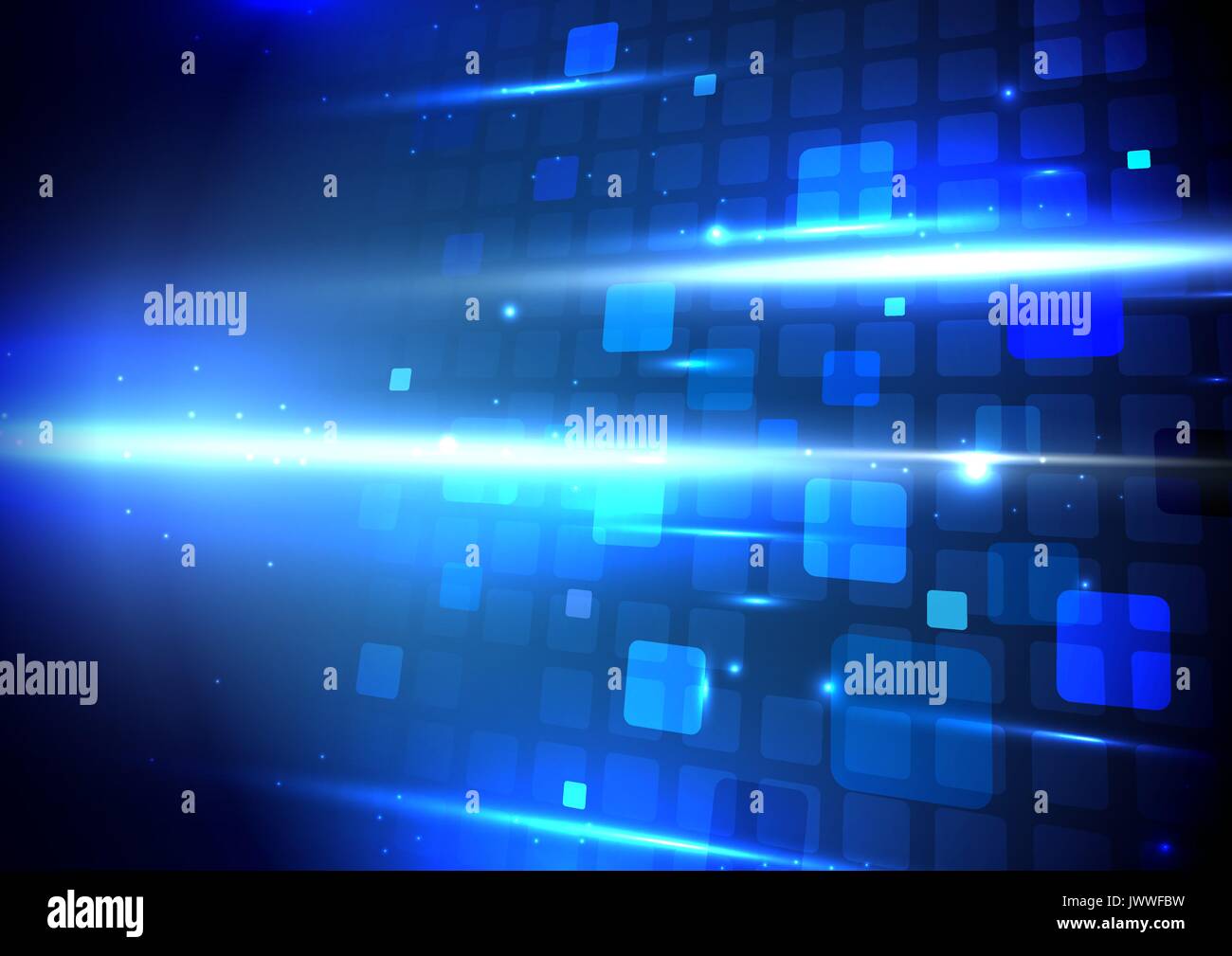 Blue abstract geometric technology digital hi tech concept background ...