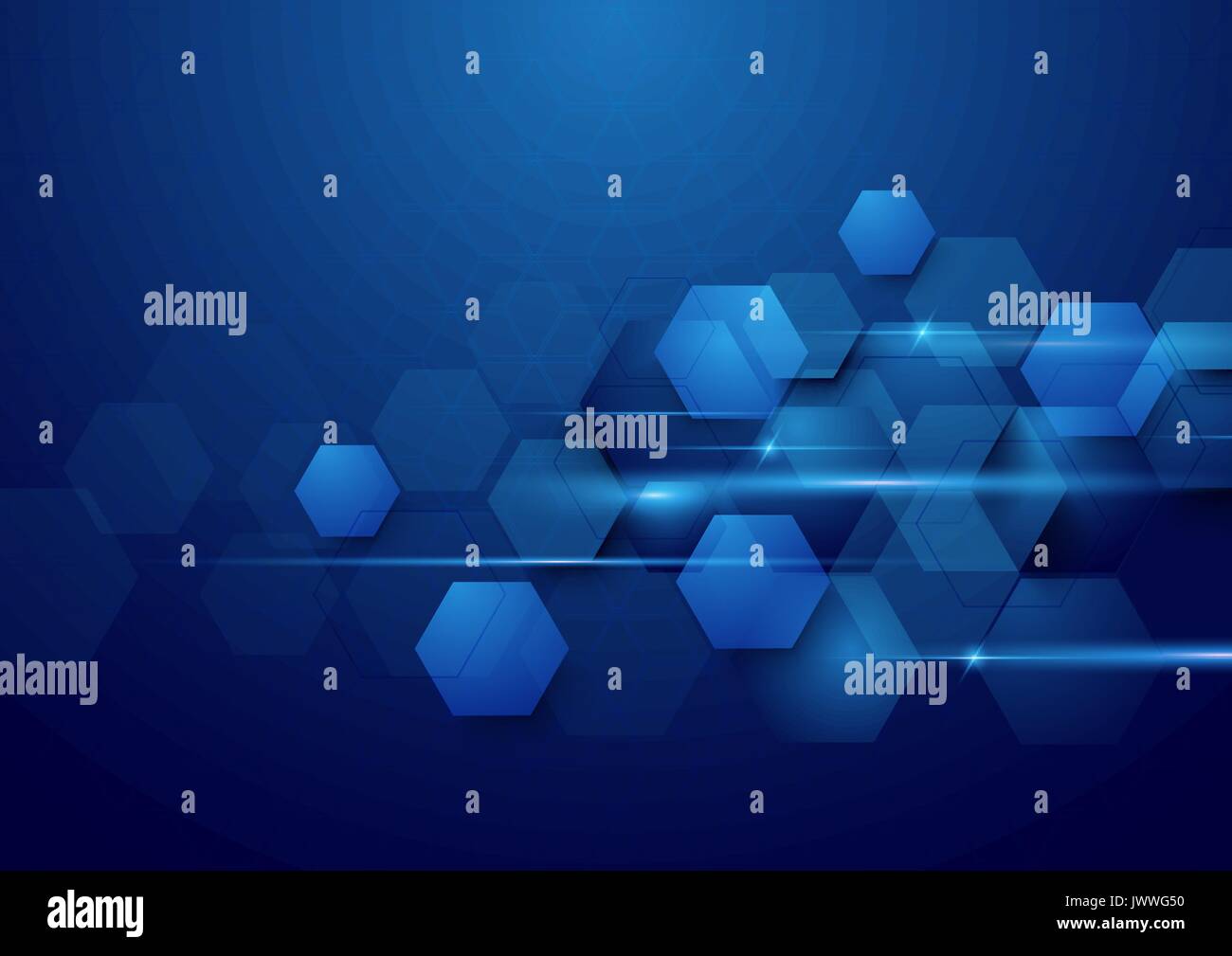 Blue abstract technology digital hi tech concept background Stock ...