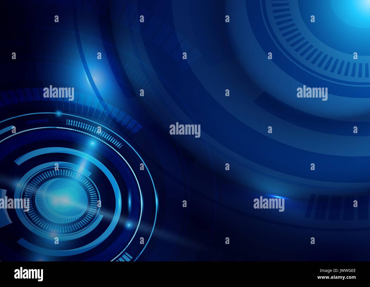 Blue abstract technology digital hi tech concept background Stock ...