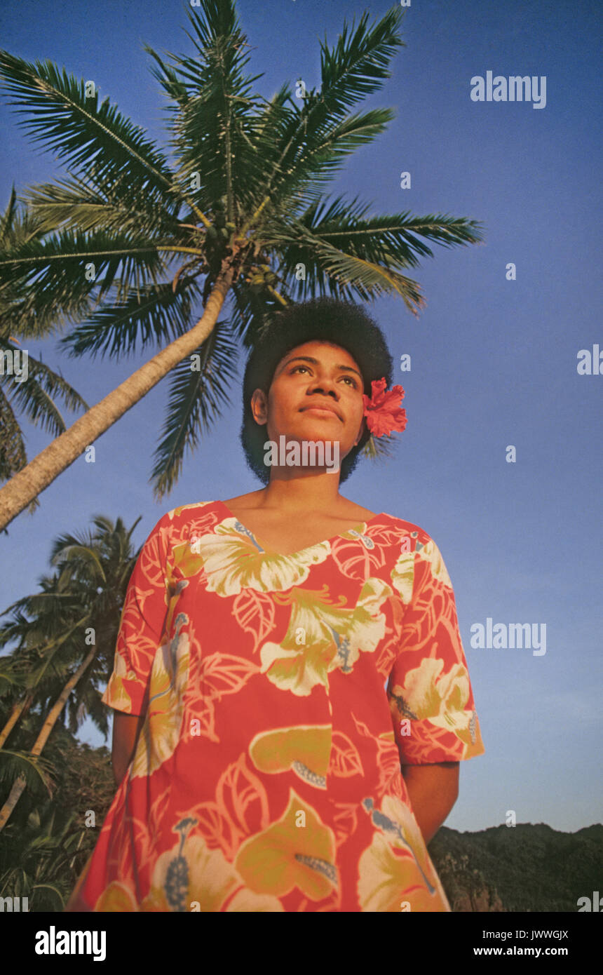 Pretty fijian girl hi-res stock photography and images - Alamy