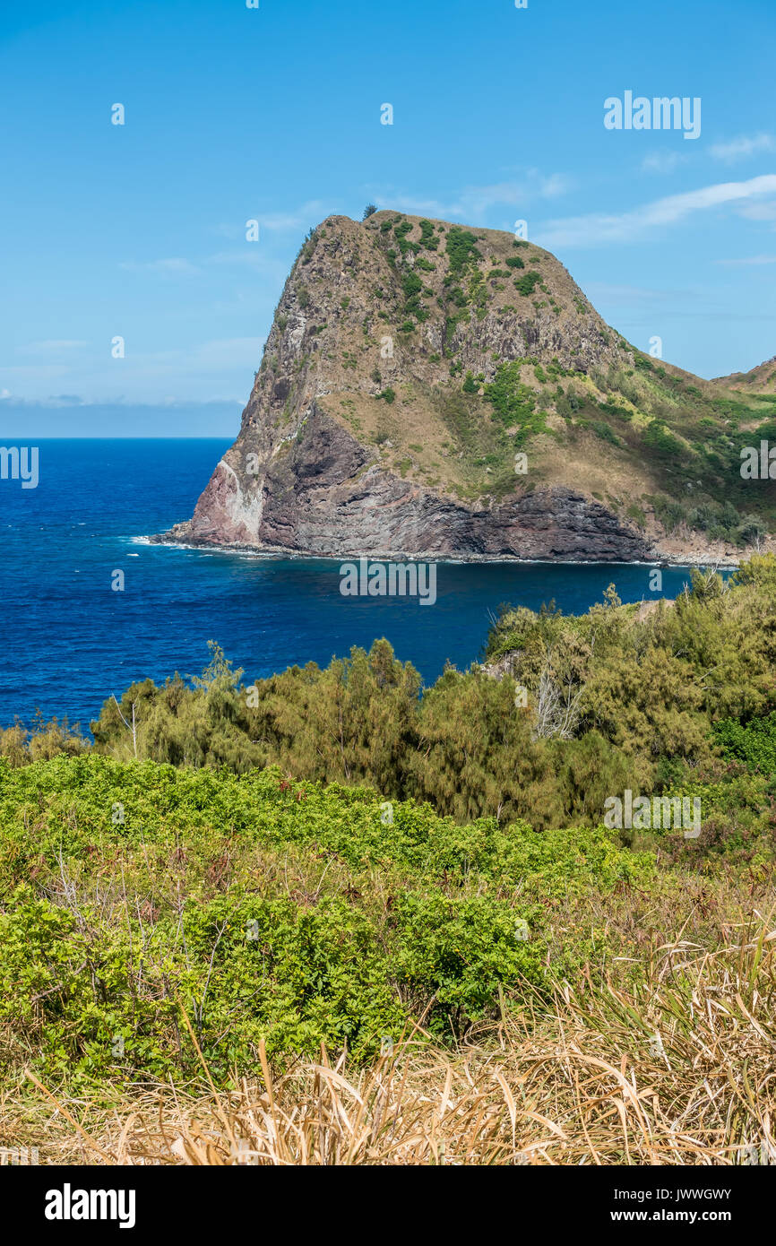 A veiw of Kahakuloa Head on Maui, Hawaii Stock Photo - Alamy