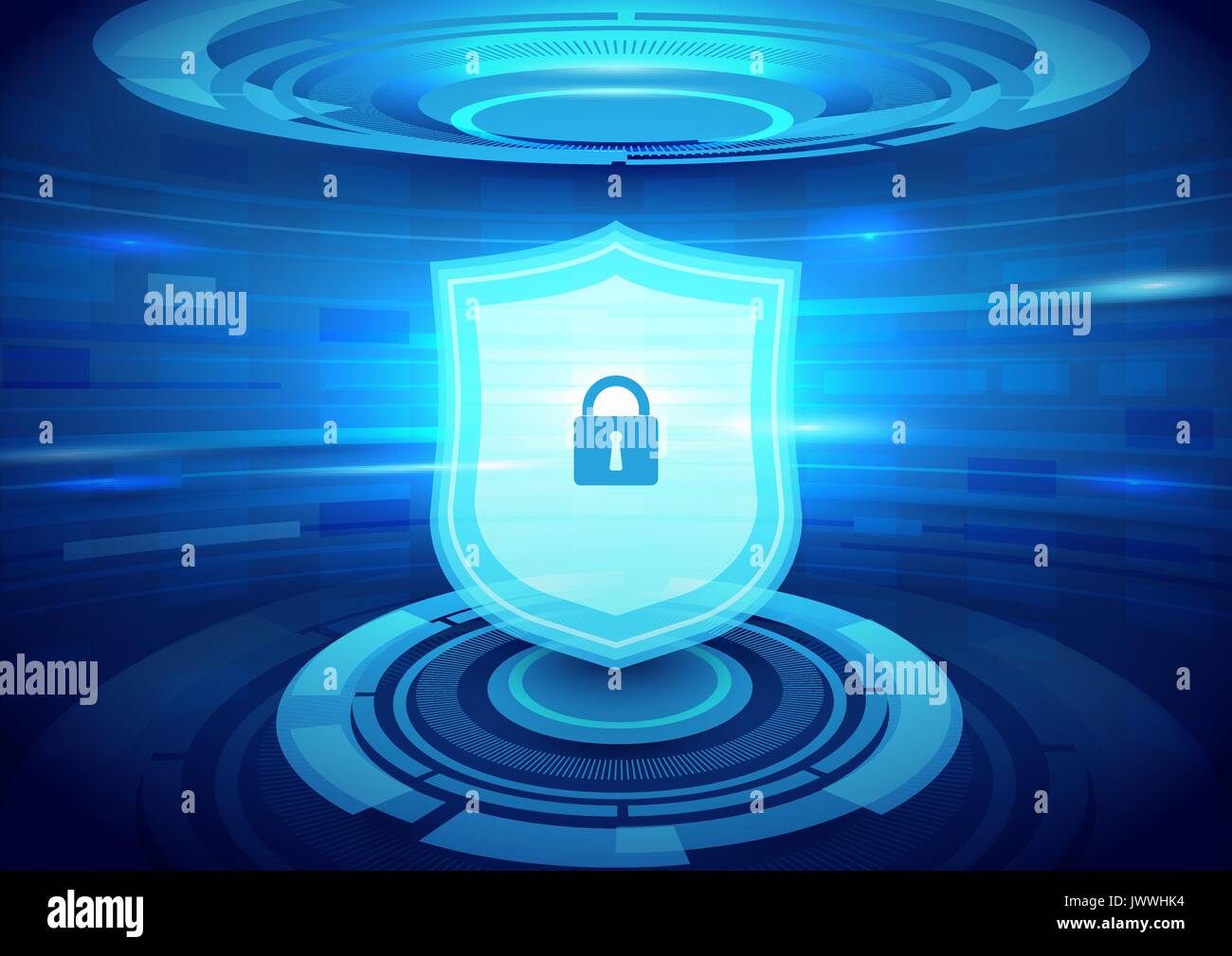 Internet security and technology concept and abstract background Stock ...