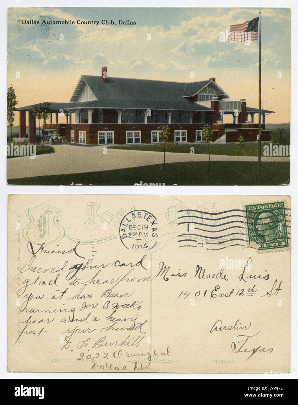 Dallas Automobile Country Club, Dallas Stock Photo - Alamy