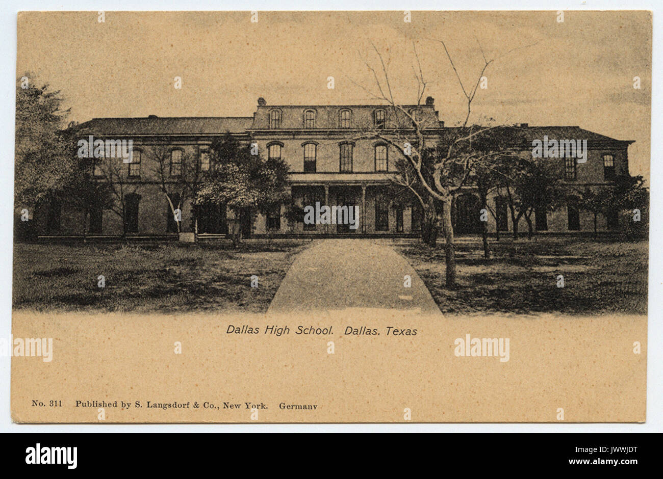 Dallas High School, Dallas, Texas Stock Photo - Alamy