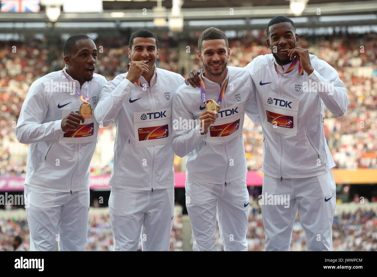 Cj ujah relay hi-res stock photography and images - Alamy