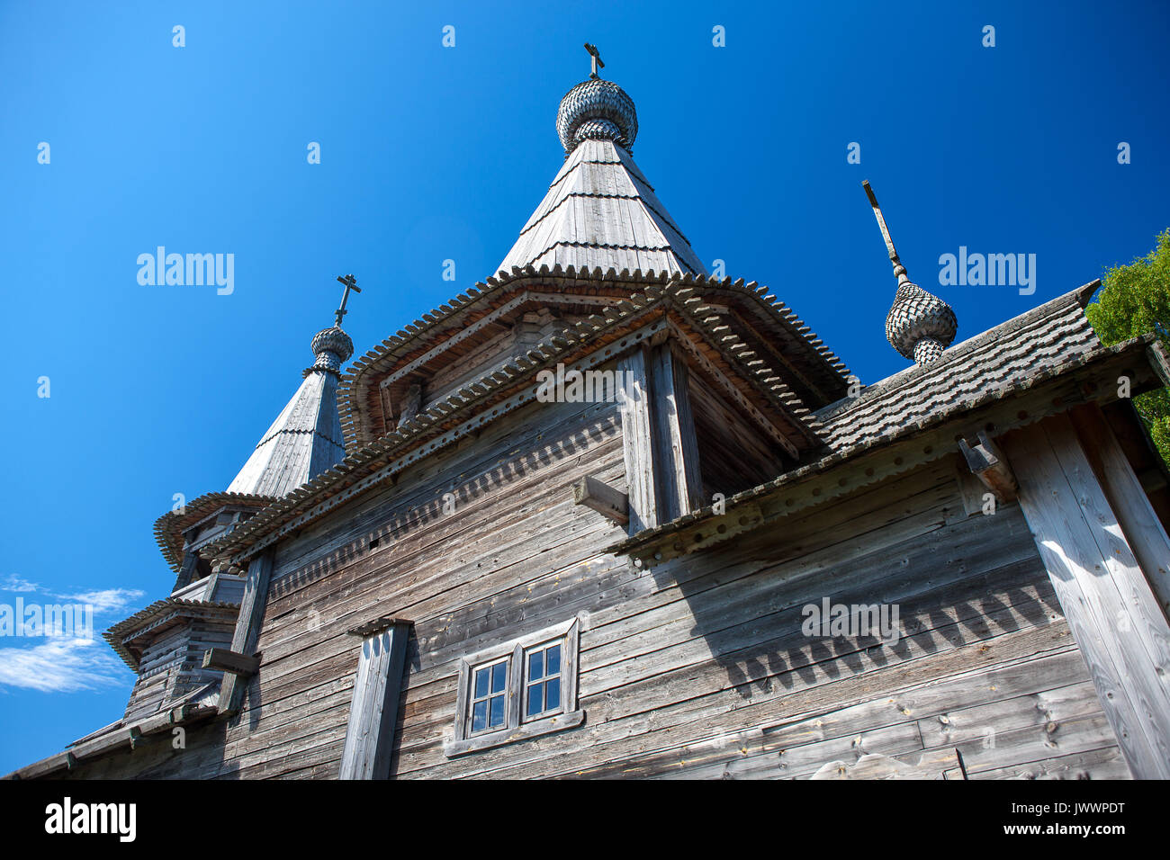 ancient wooden Church Stock Photo - Alamy