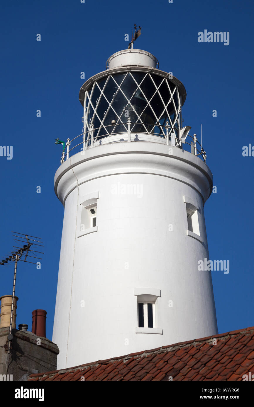 Southwold Lighthouse, Suffolk, England, against a blue sky Stock Photo ...