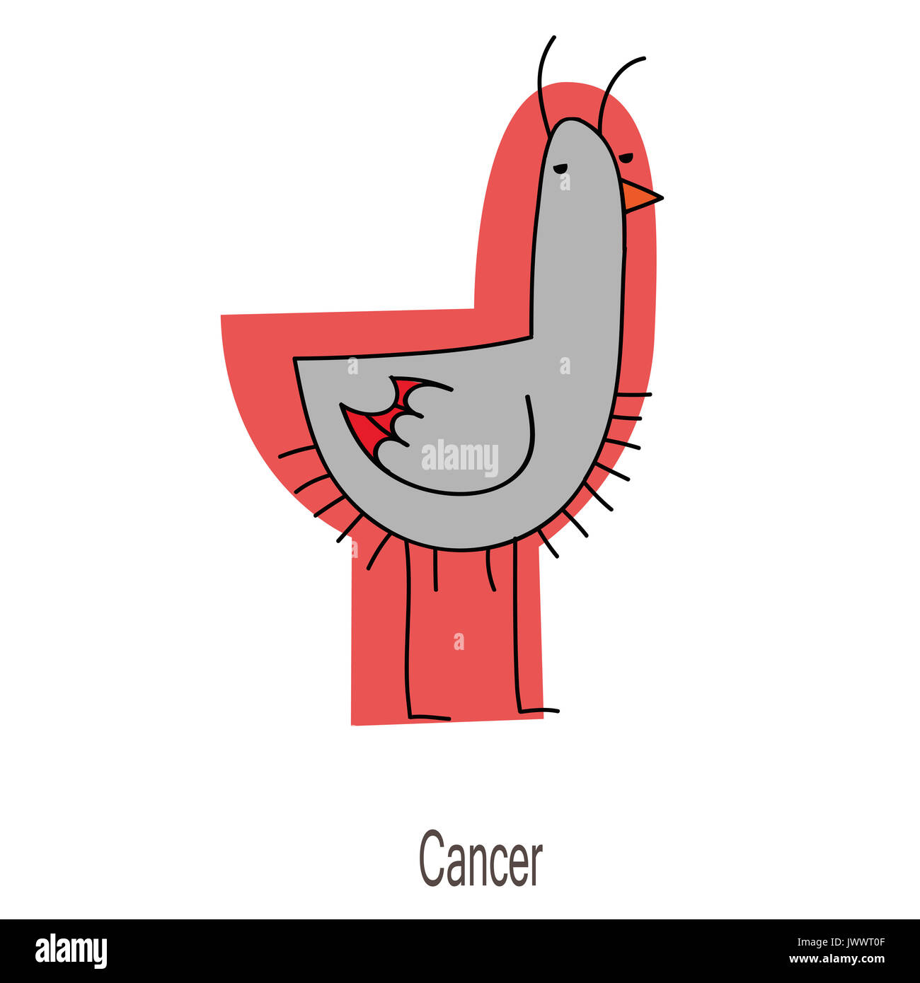 Funny cartoon crab hi-res stock photography and images - Alamy