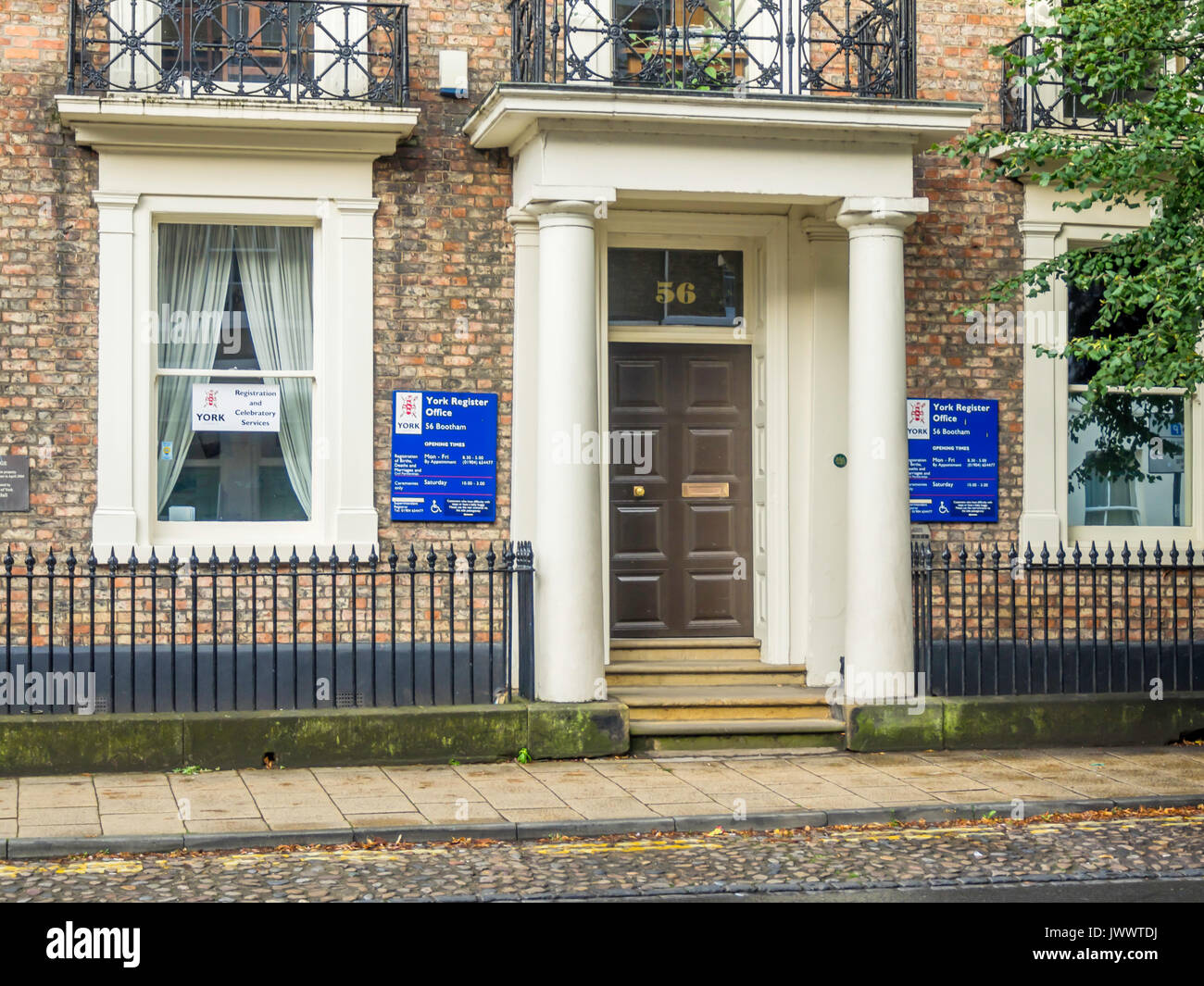 York Register Office at 56 Bootham for solemnization of Weddings and ...