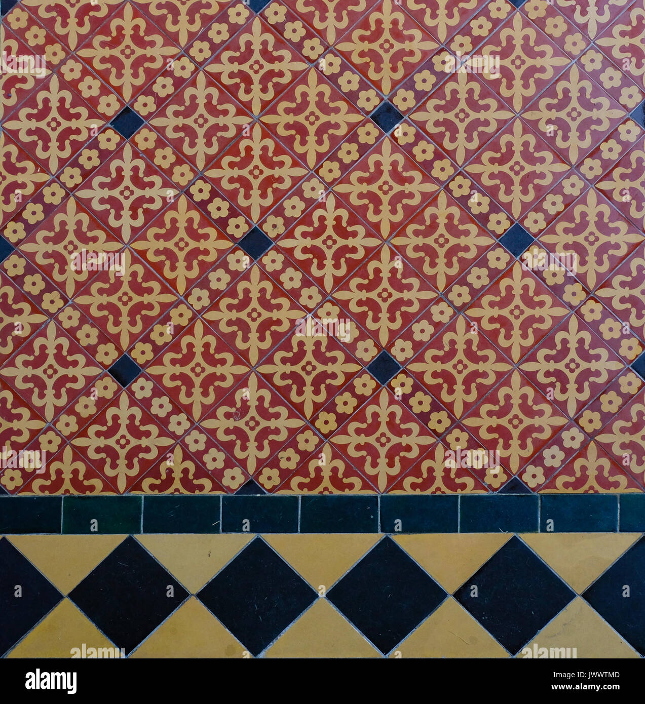 Old floor tiles hi-res stock photography and images - Alamy