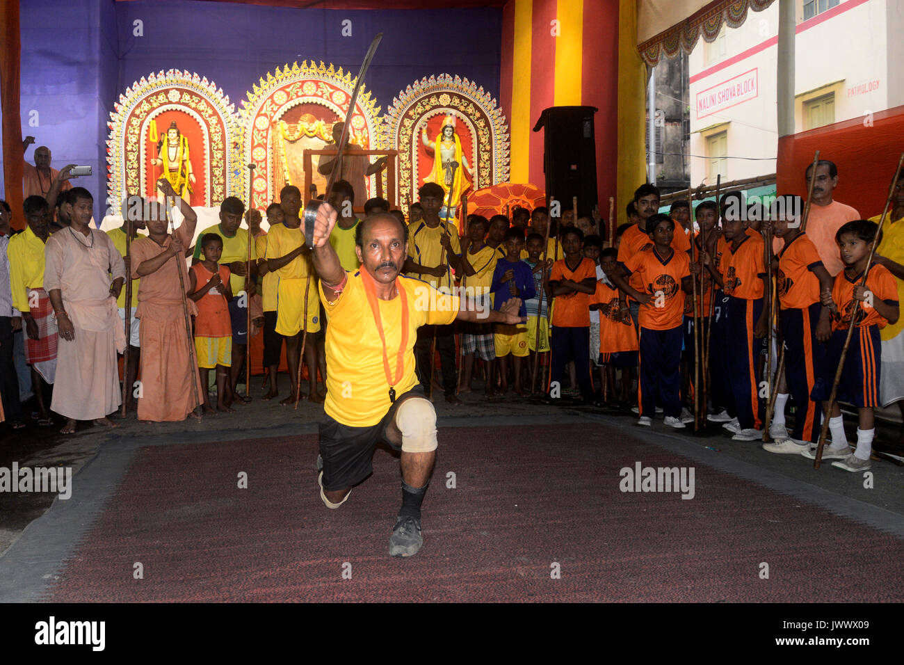 Lathi khela west bengal hi-res stock photography and images - Alamy
