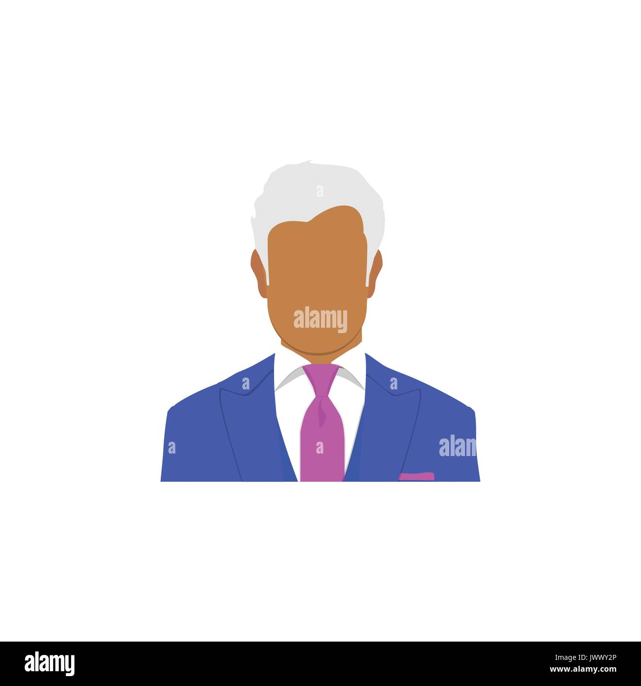 Working people business man avatar icon. Vector illustration of flat ...