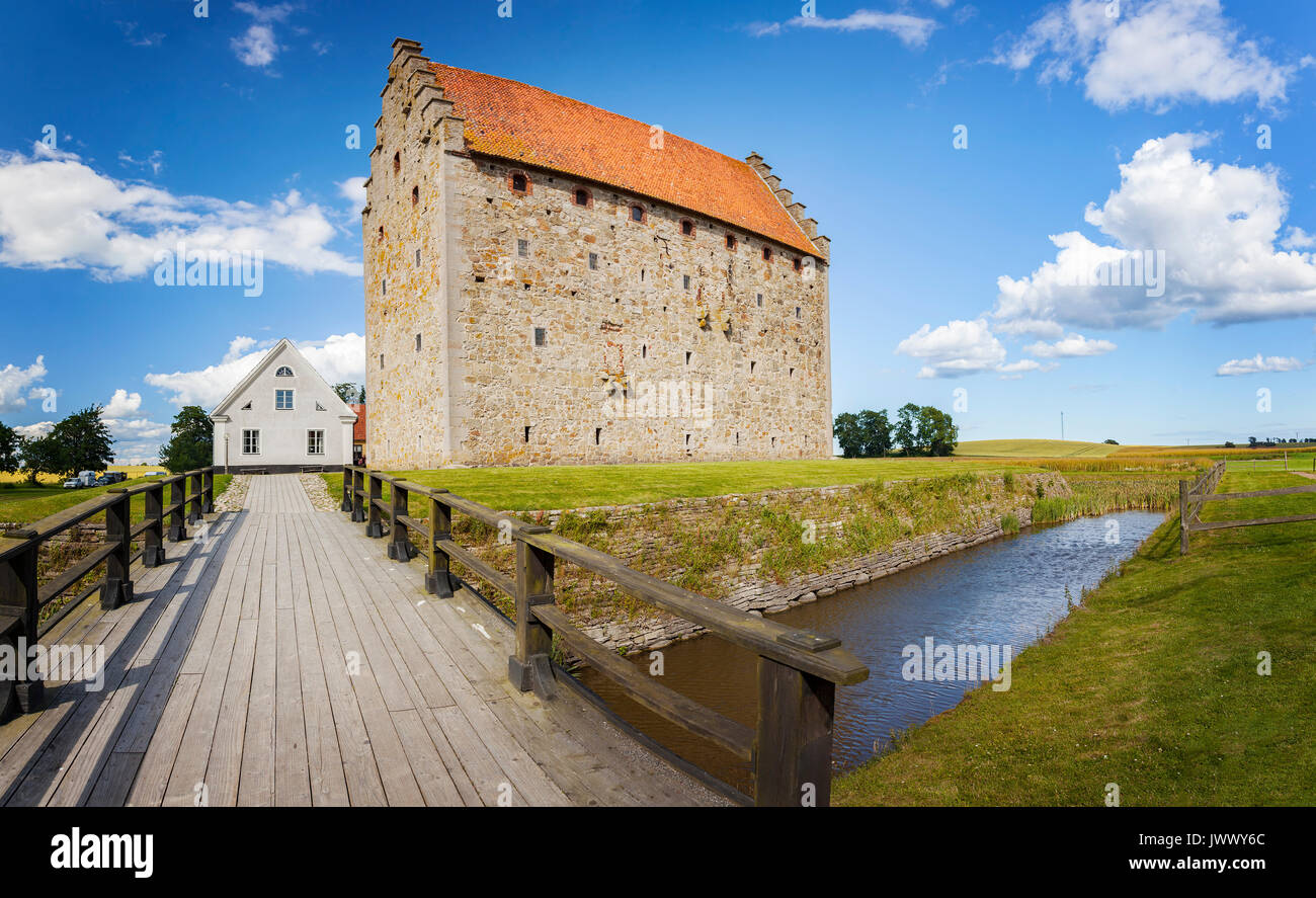 Image of Glimingehus medieval fortification in Sweden Stock Photo - Alamy