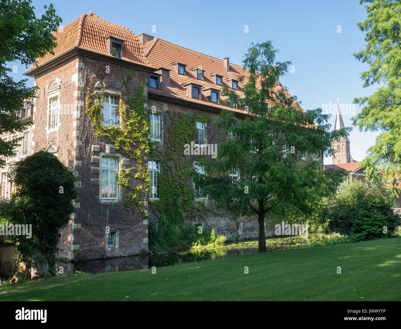 summer at the Castle of velen Stock Photo - Alamy
