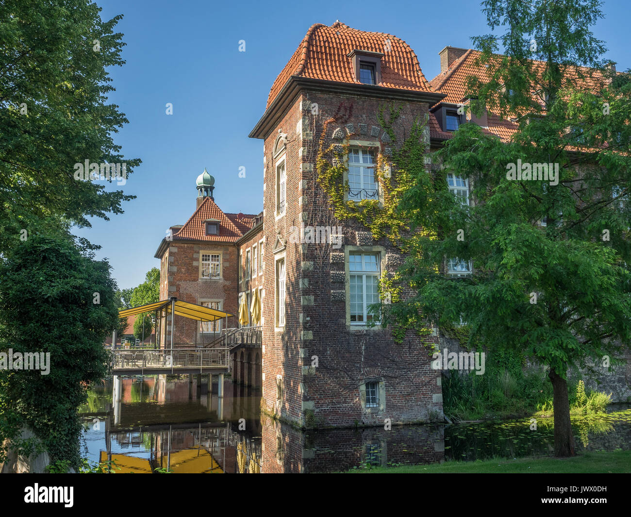 summer at the Castle of velen Stock Photo - Alamy