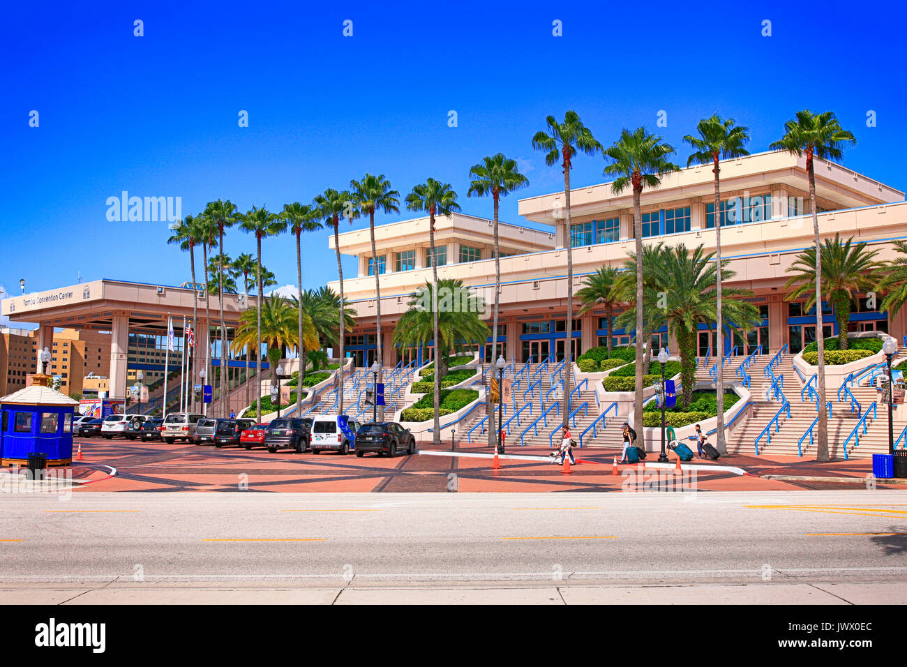 The Convention Center building in downtown Tampa FL, USA Stock Photo ...