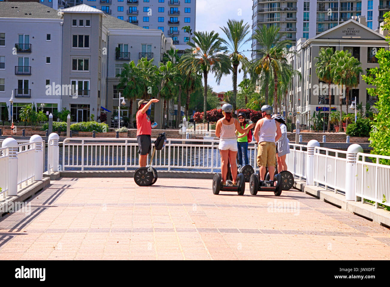 Segway tour tourists on segways sightseeing hi-res stock photography ...