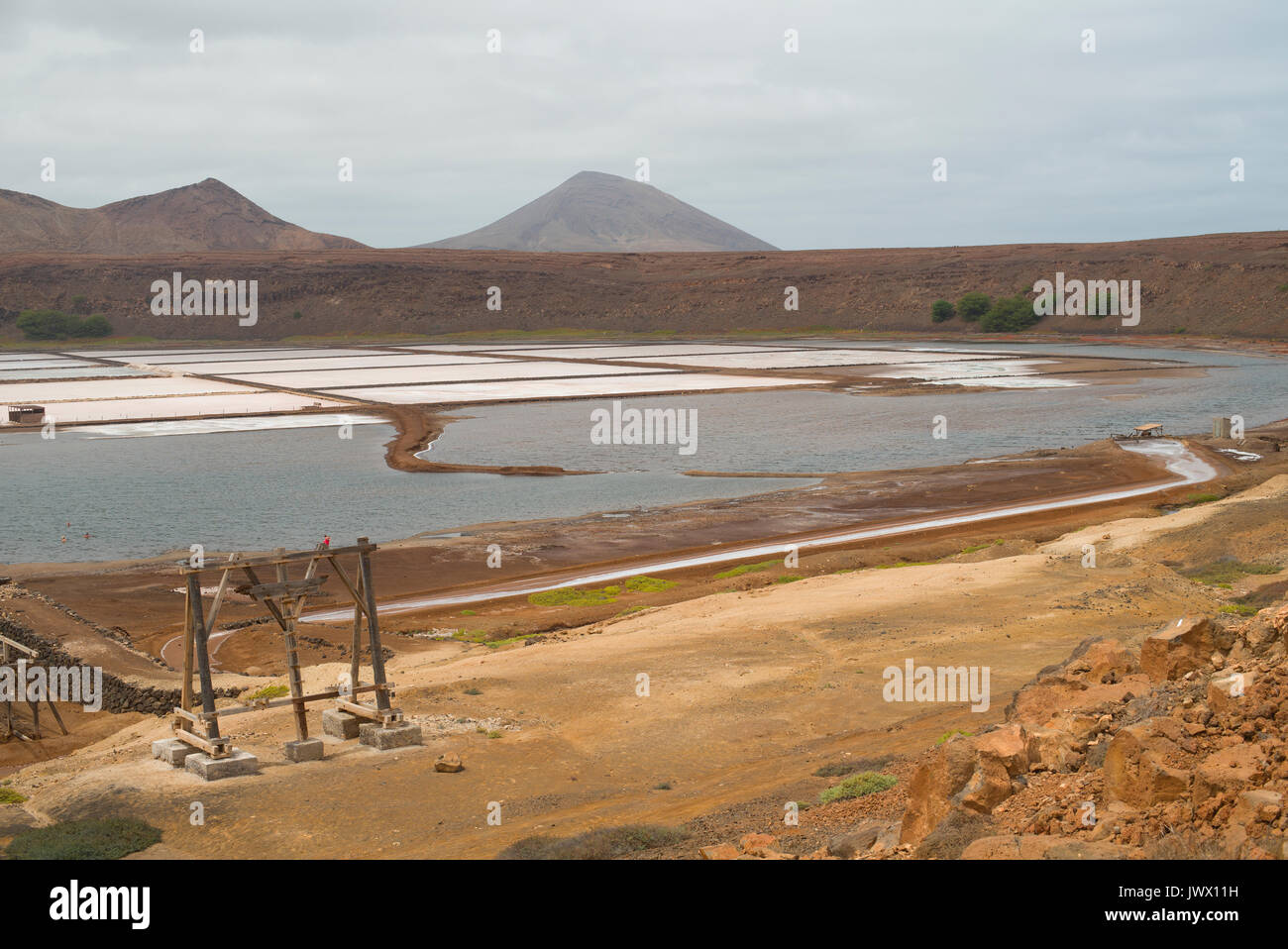 Salt mine, Pedra Lume, Cape Verde Stock Photo - Alamy