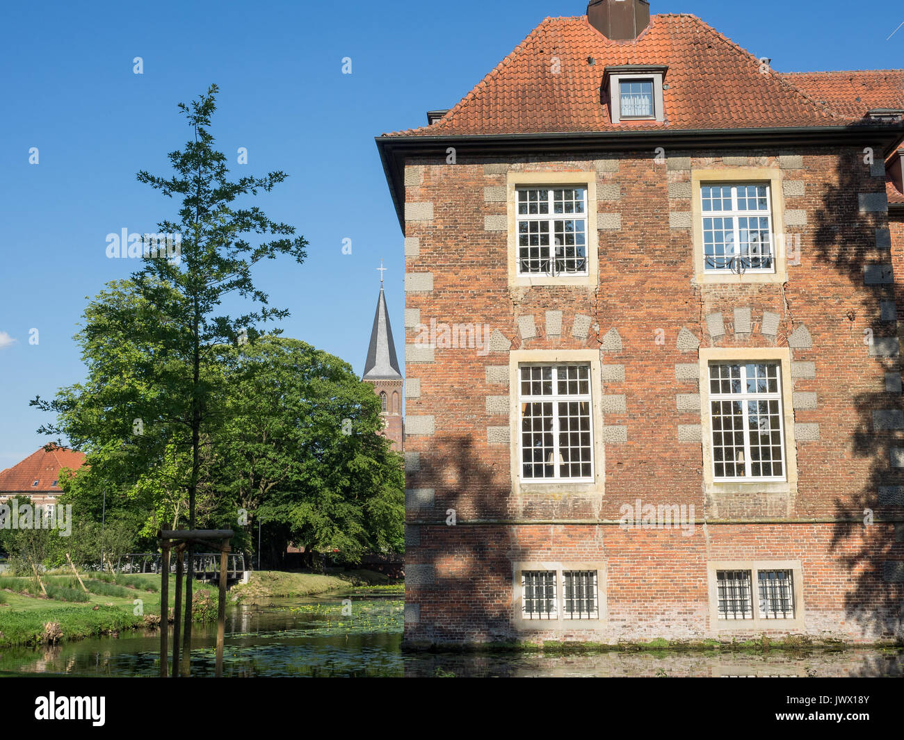 summer at the Castle of velen Stock Photo - Alamy