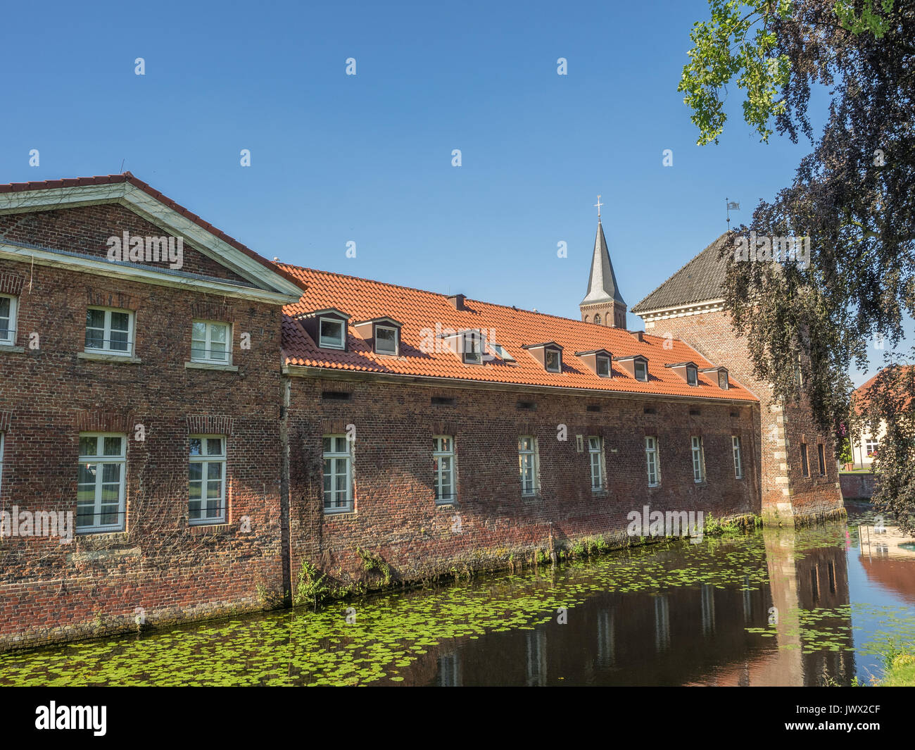 summer at the Castle of velen Stock Photo - Alamy