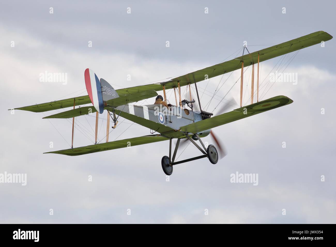 BE2e replica flying at Shuttleworth on loan form The Aviation Heritage ...