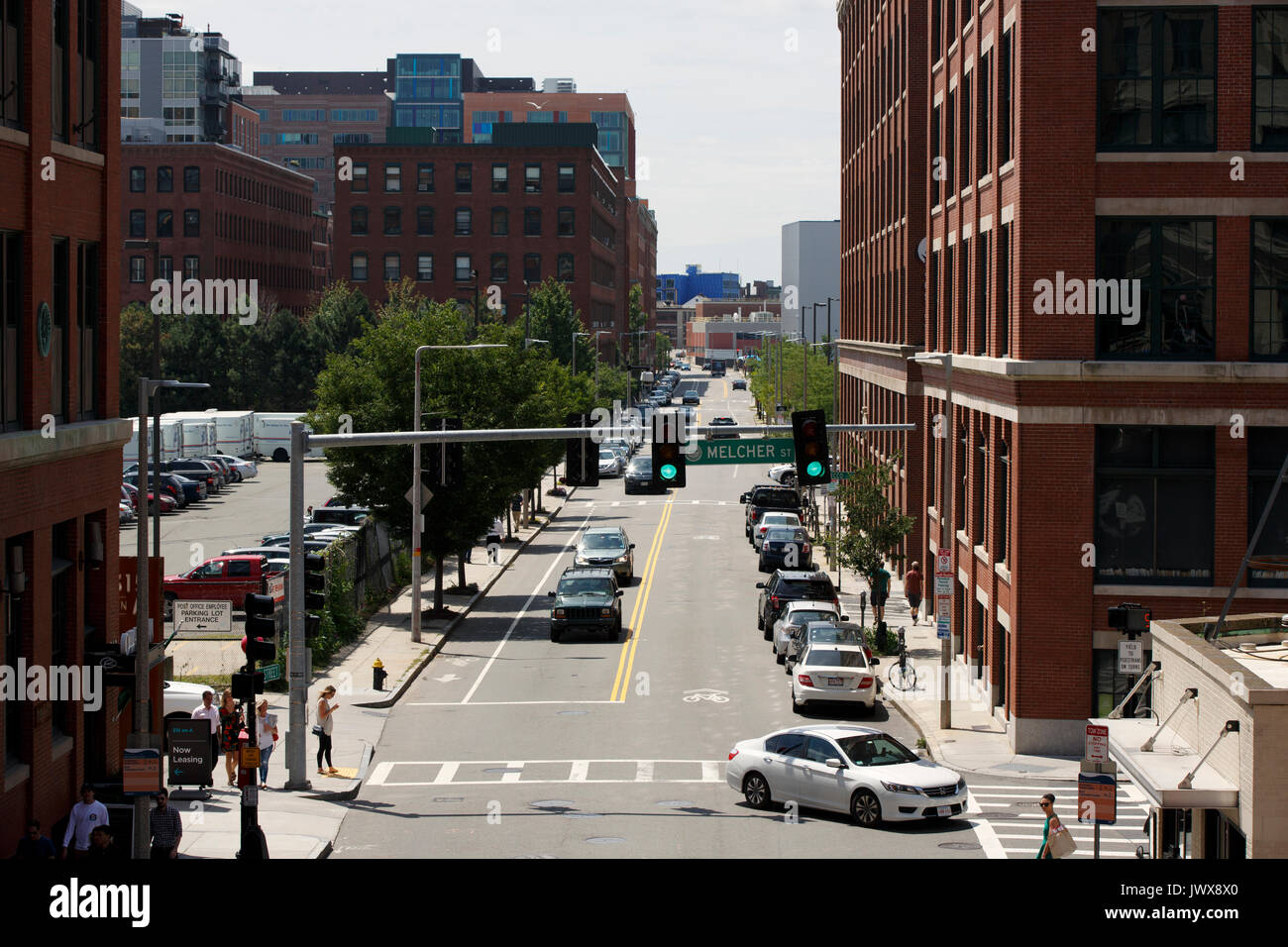 Boston street view hi-res stock photography and images - Alamy