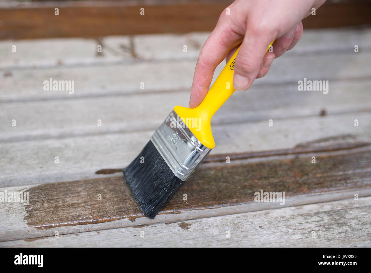 Yellow varnish hi-res stock photography and images - Alamy
