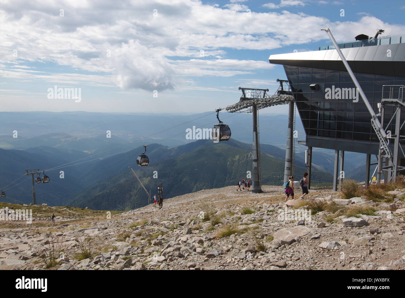 Cableway on southern slope hi-res stock photography and images - Alamy