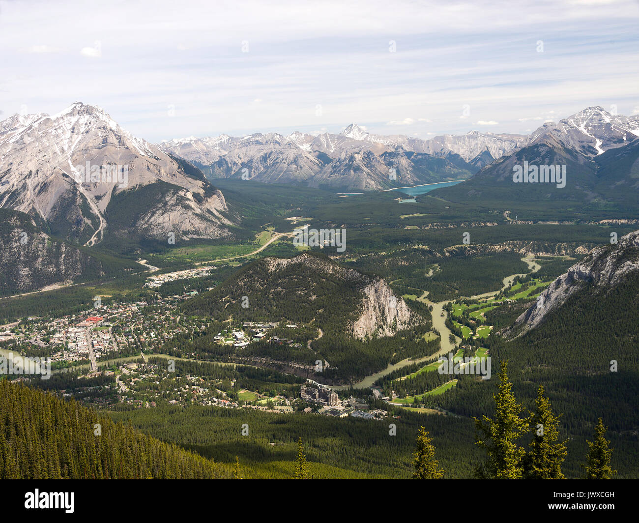 Banff Town Aerial High Resolution Stock Photography and Images - Alamy