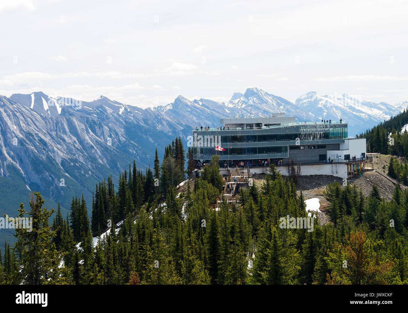 Banff gondola station hi-res stock photography and images - Alamy