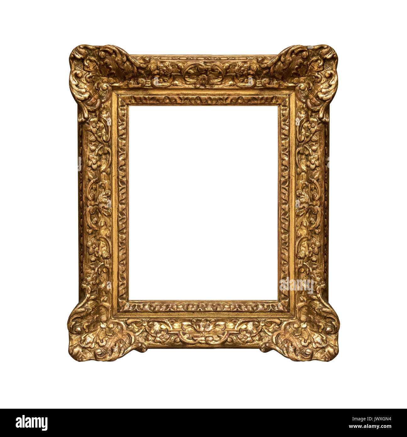 Old golden frame Stock Photo - Alamy