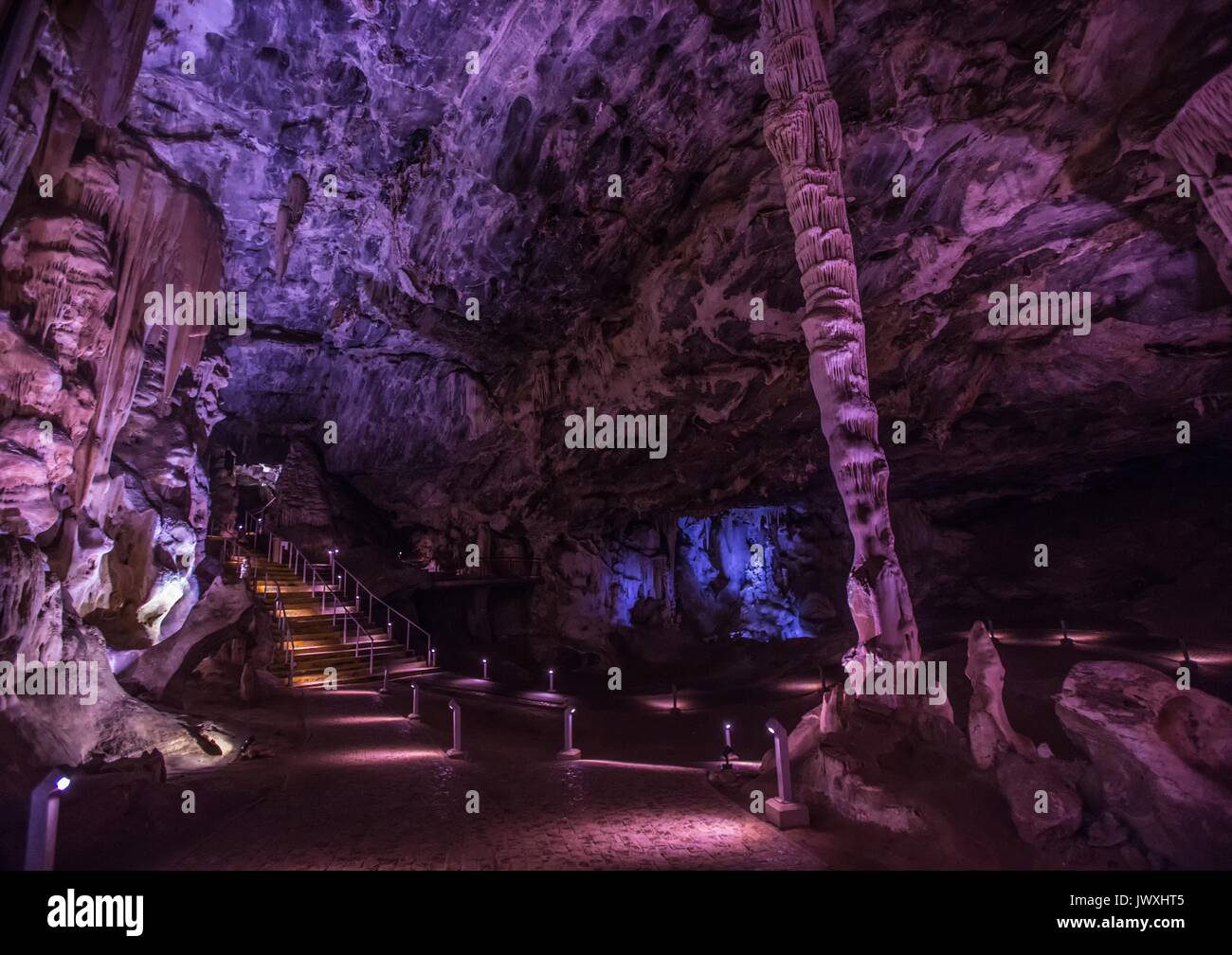 Flowstones in caves hi-res stock photography and images - Alamy