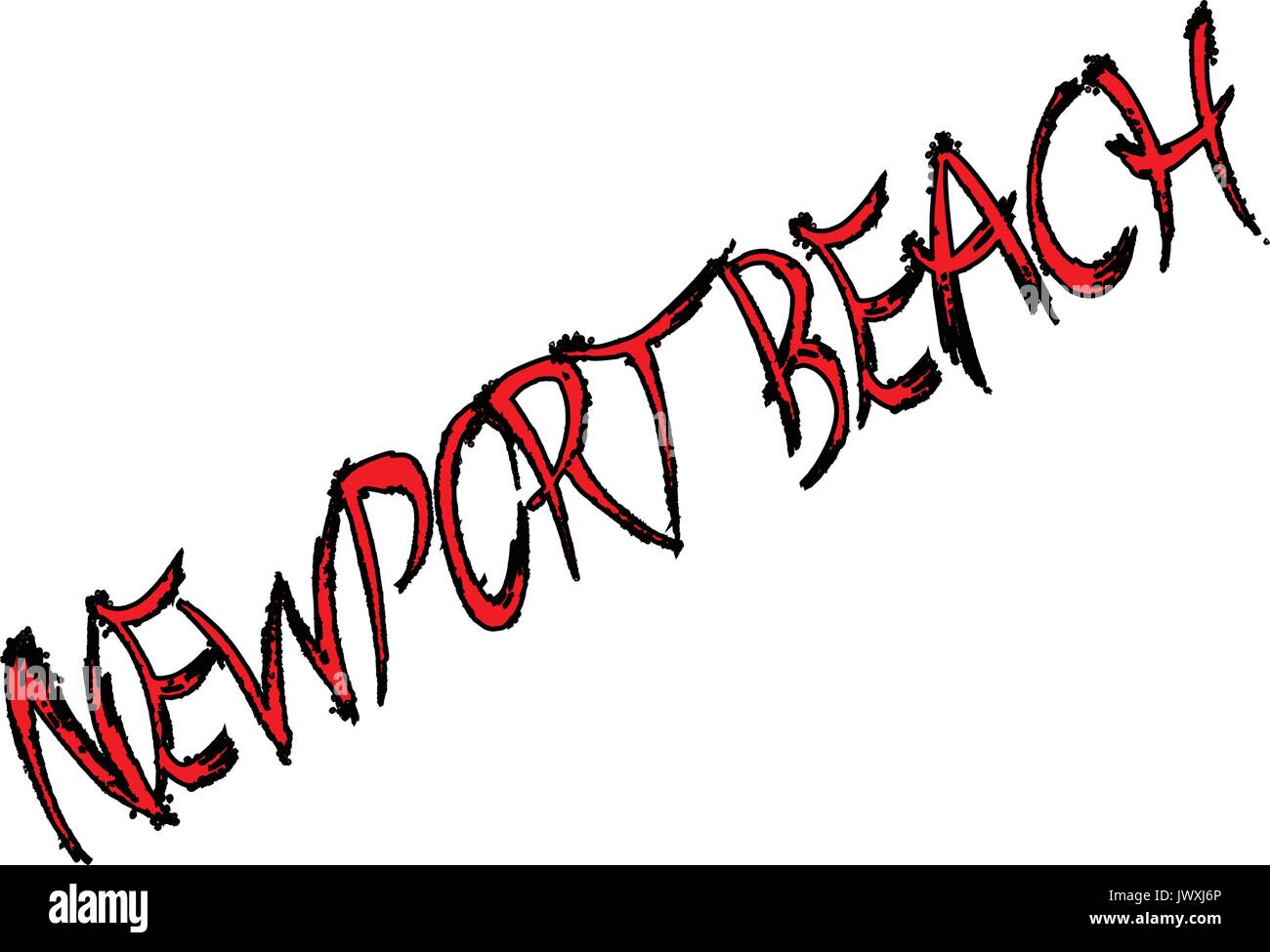 Sign newport beach Stock Vector Images - Alamy