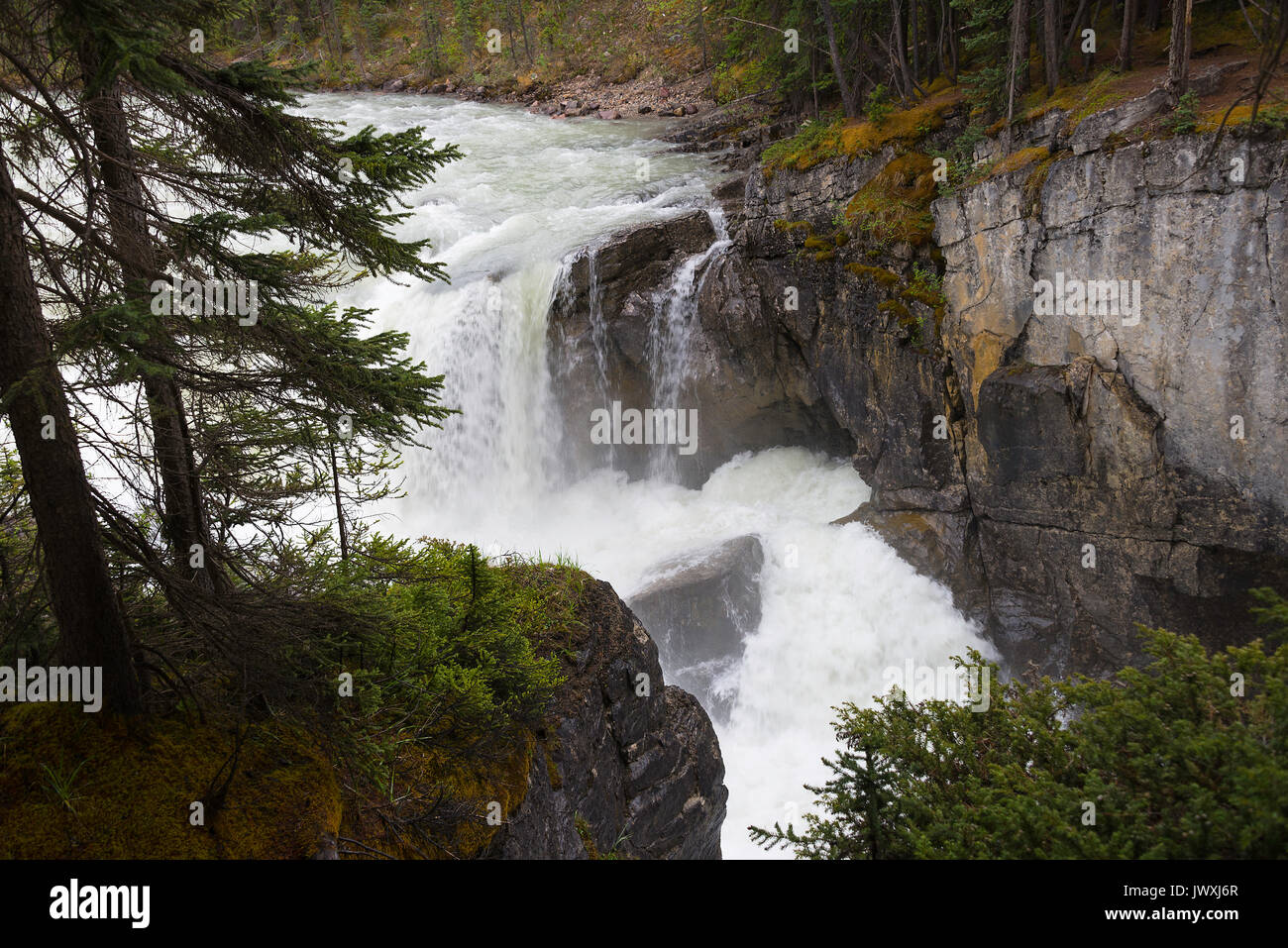 Sunwapta falls canada hi-res stock photography and images - Alamy
