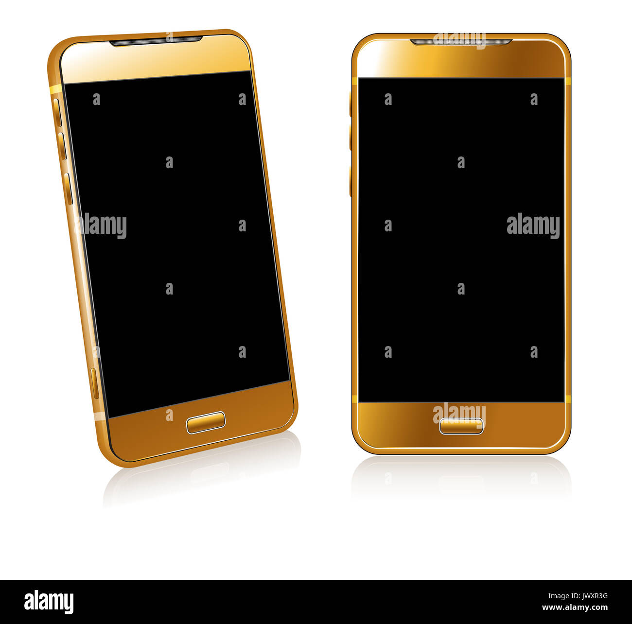 3D and 2D Phone Cell Smart Mobile Stock Photo - Alamy