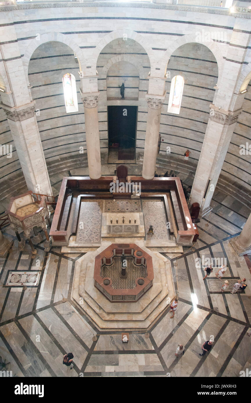 Romanesque Battistero di San Giovanni (Baptistery of St. John) on Campo ...