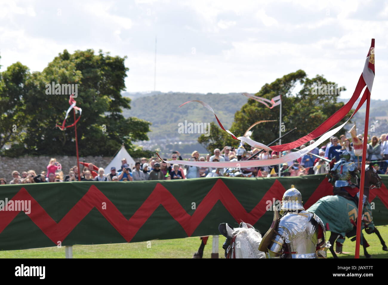 Blue knight lance joust medieval hi-res stock photography and images ...
