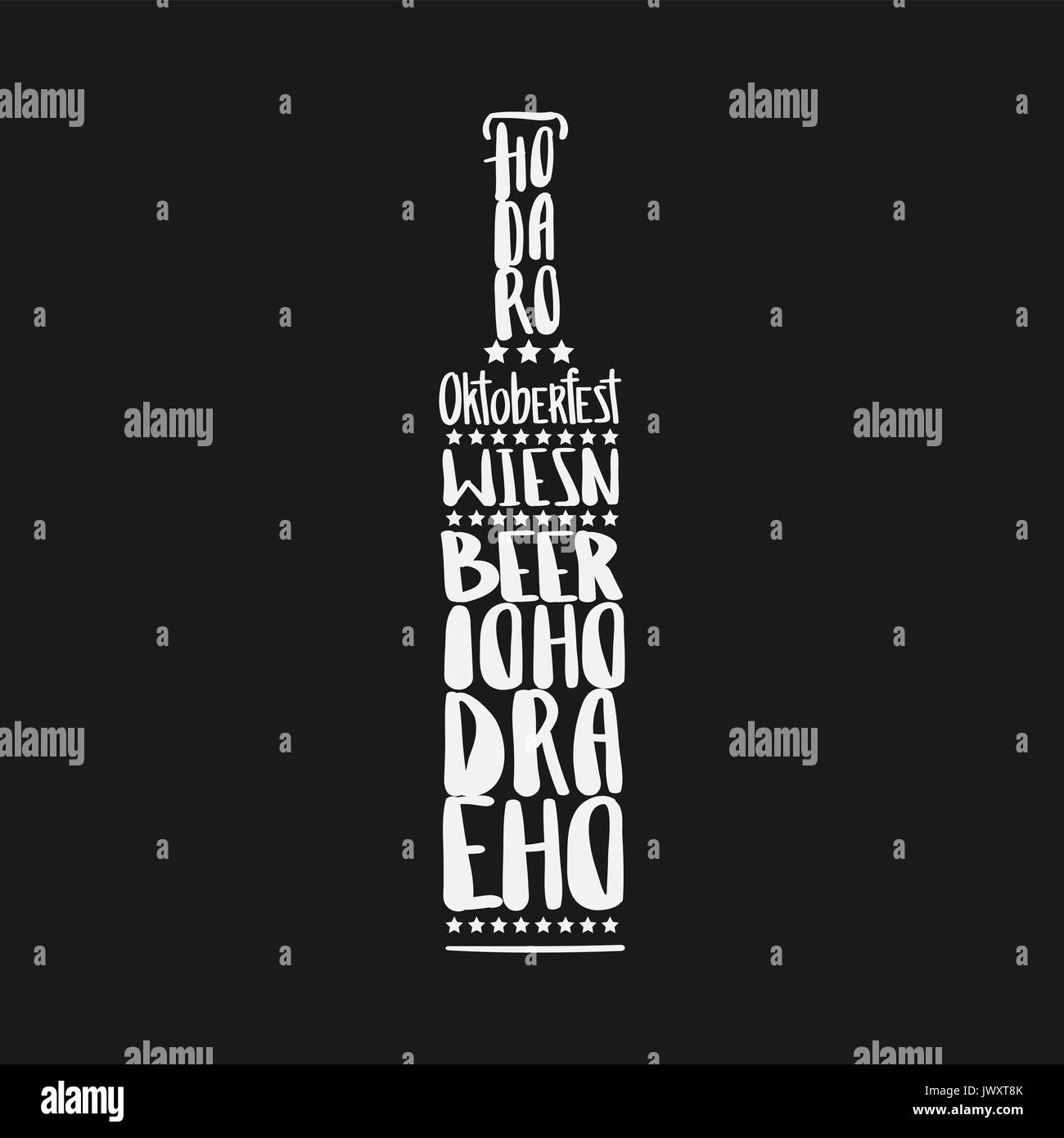 Oktoberfest lettering design germany Stock Vector Images - Alamy