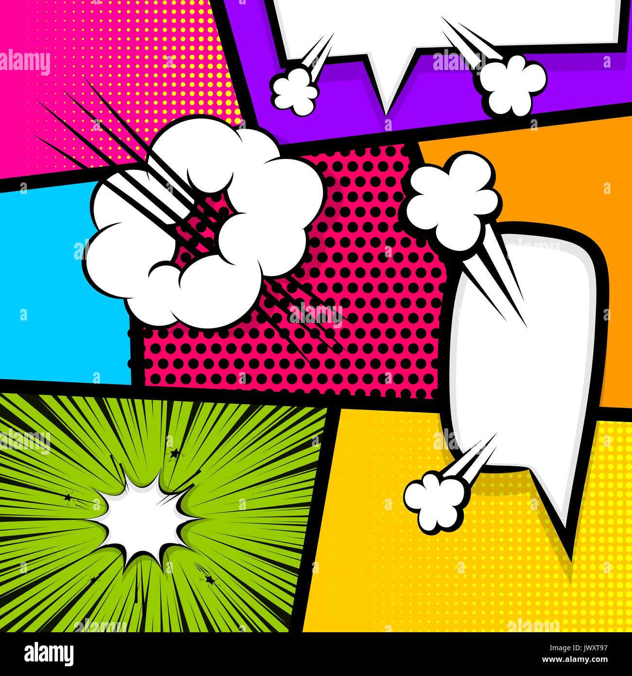 Outline speech bubble blank Stock Vector Images - Alamy