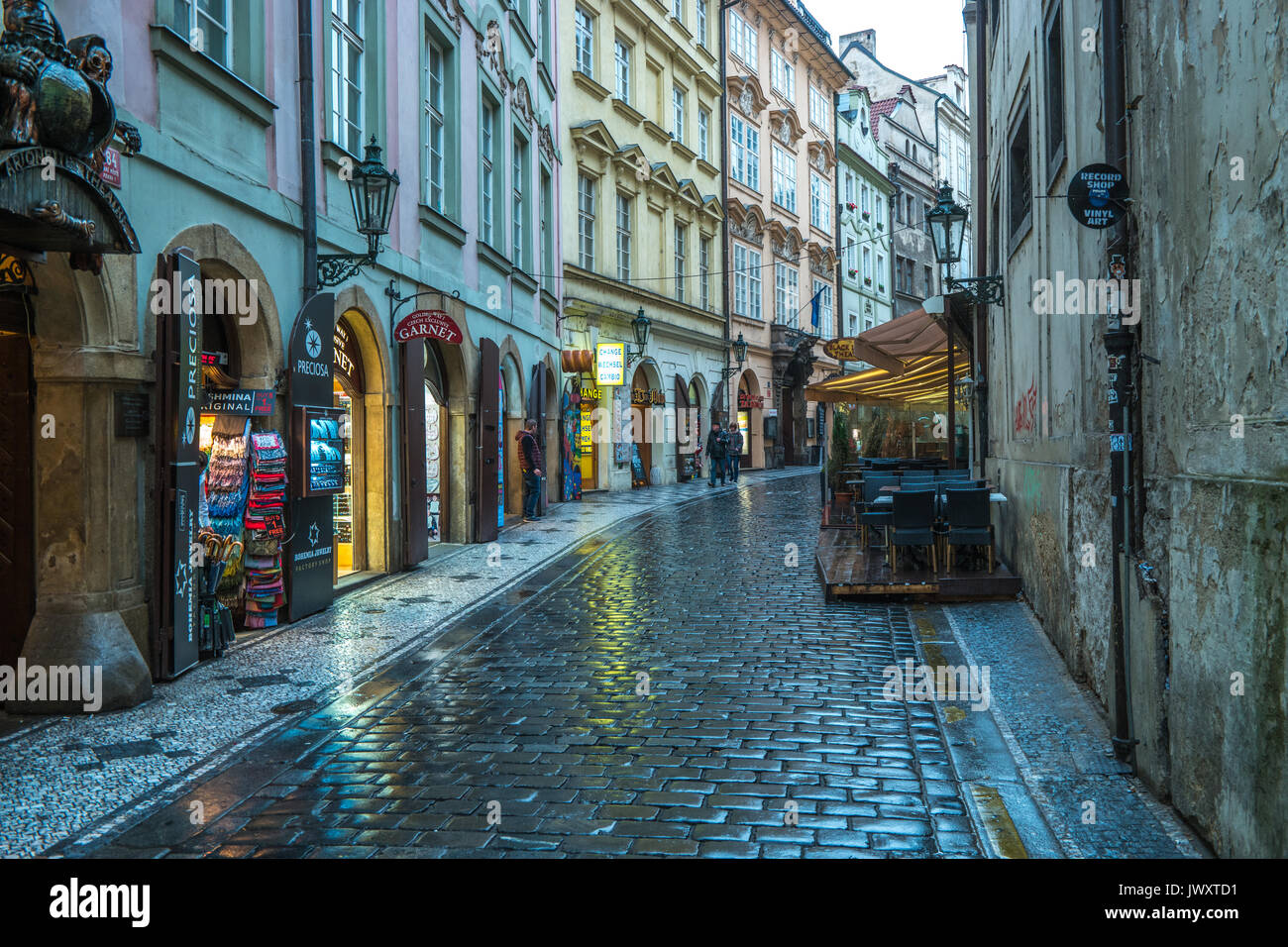 Old town of city of prague in czech republic hi-res stock photography ...