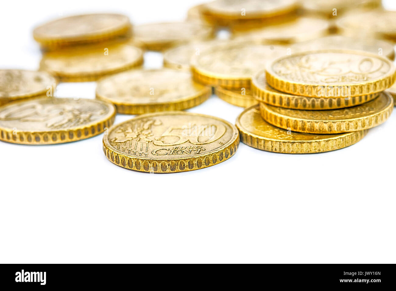 coin isolated on white background Stock Photo - Alamy