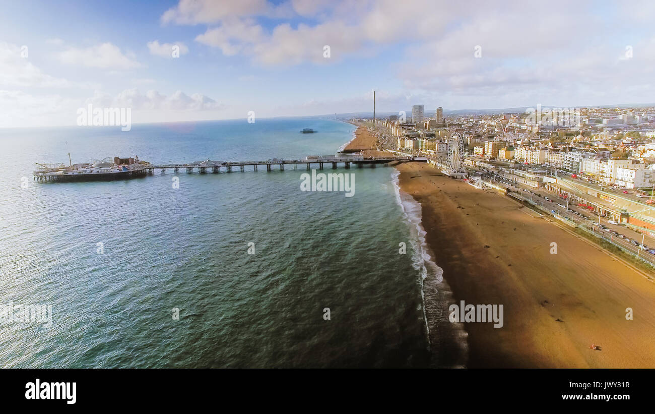 Brighton Pier Aerial Stock Photos & Brighton Pier Aerial Stock Images ...