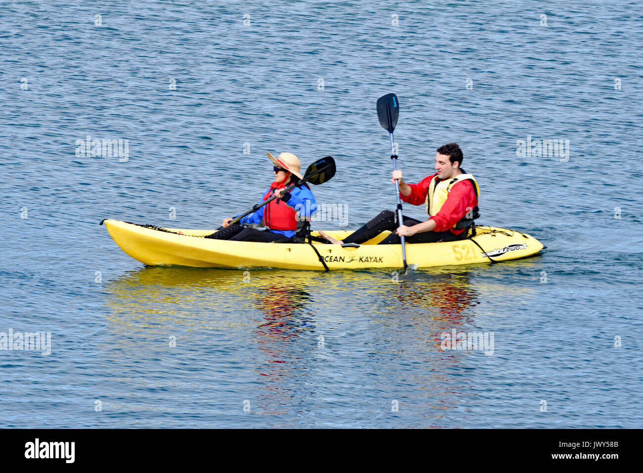 Couple double action hi-res stock photography and images - Alamy