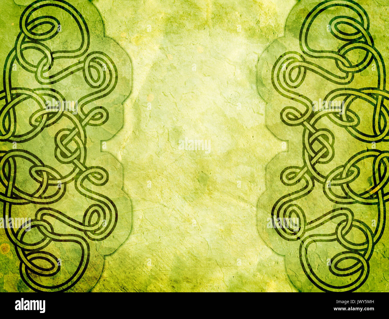Old paper with celtic pattern Stock Photo - Alamy