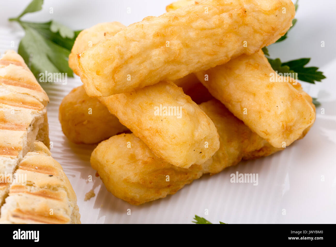 Cheese garlic sticks hi-res stock photography and images - Alamy