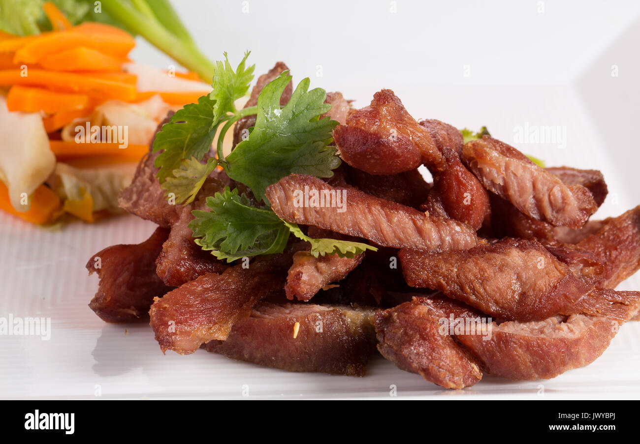 Meat on plate hi-res stock photography and images - Alamy