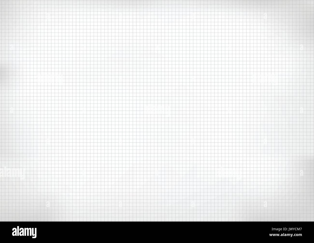 Horizontal squared, grid white maths paper. Background for School Stock ...