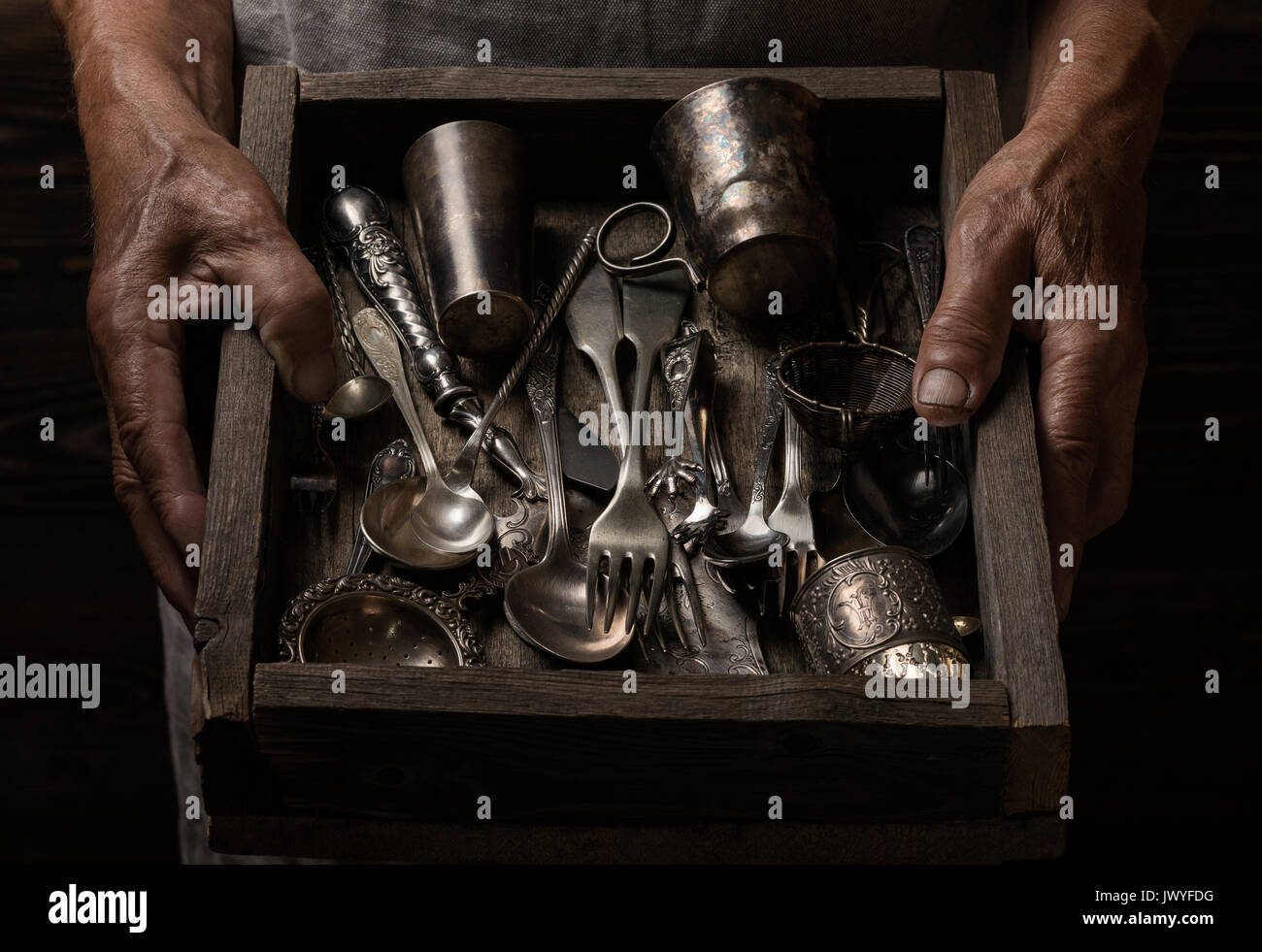 Silverware hi-res stock photography and images - Alamy